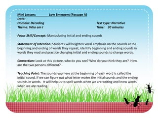 Sam and Pat. Low Emergent A | PPT