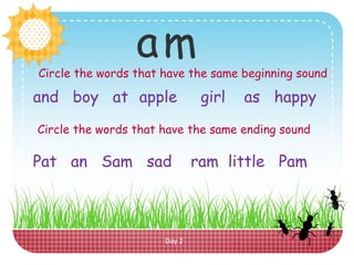 Sam and Pat. Low Emergent A | PPT
