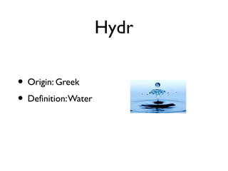 Samantha and ava's water words | PPT
