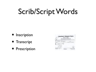 Samantha and ava's water words | PPT