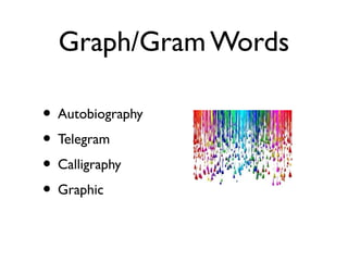 Samantha and ava's water words | PPT