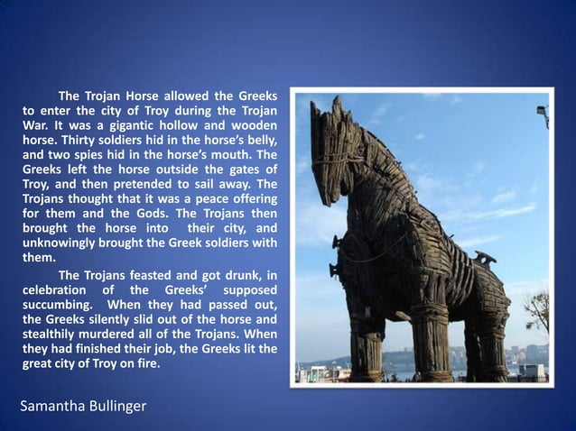 The Trojan Horse-Samantha Bullinger | PPTX