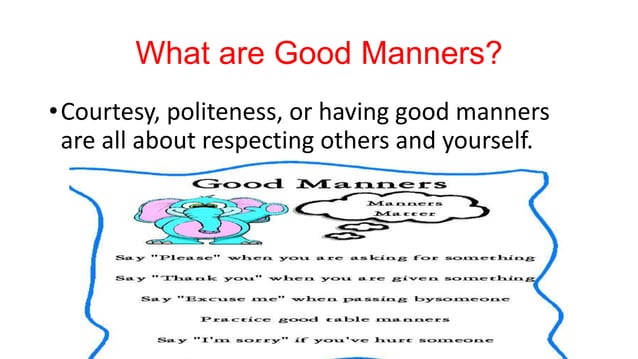 Samantha good manners | PPTX
