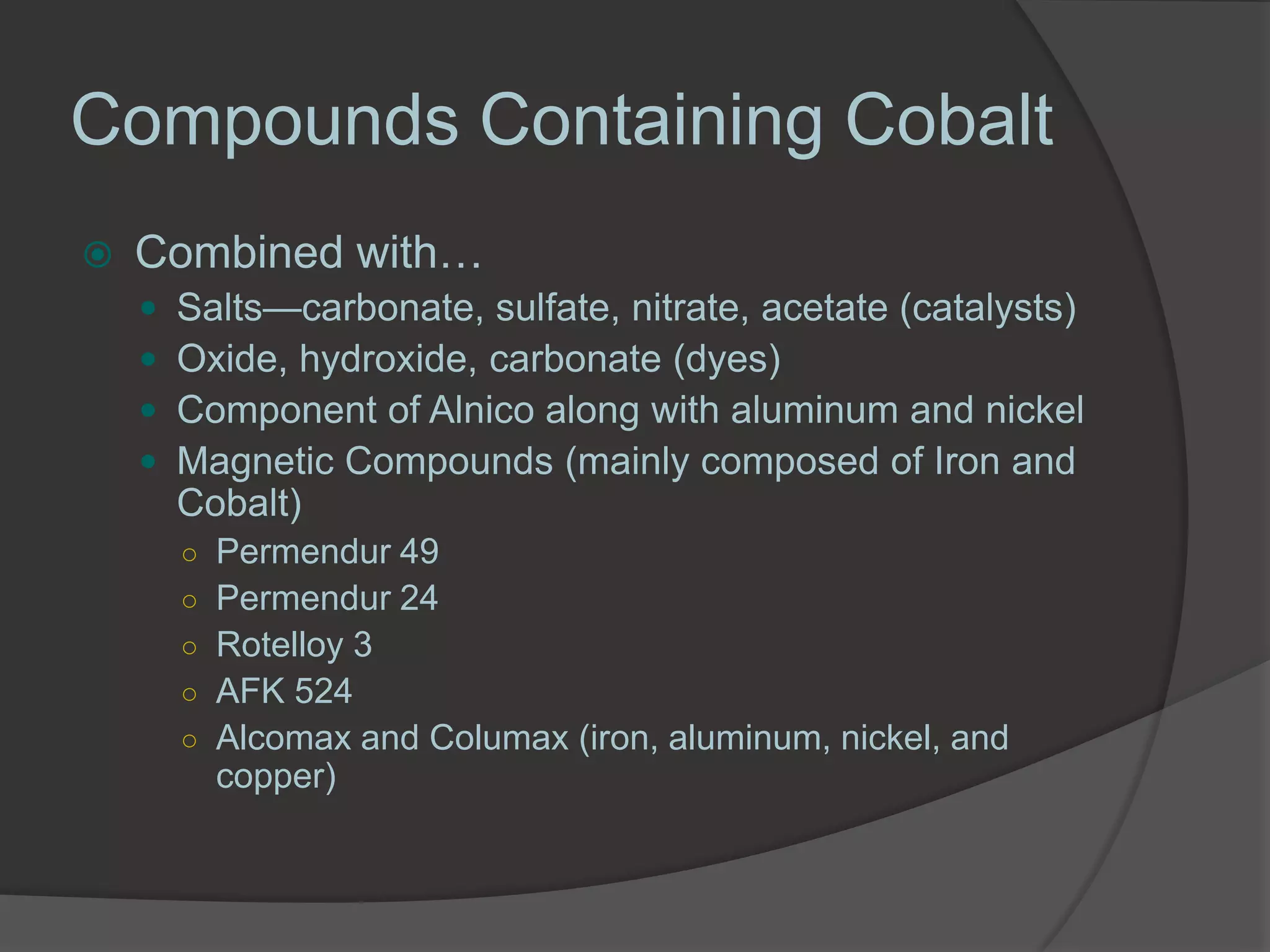 Cobalt (Samantha Johnson) | PPT