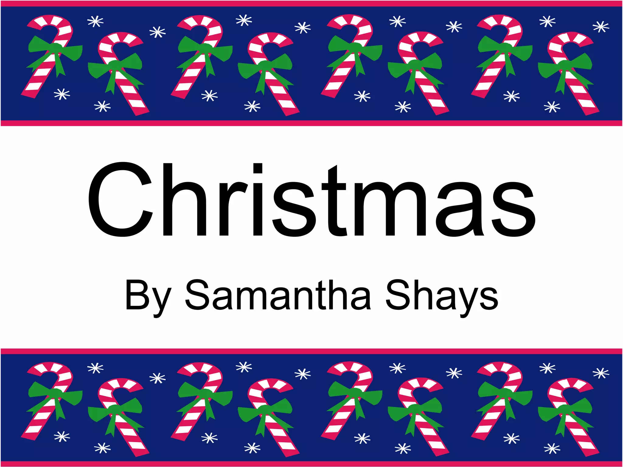 Samanthas Celebration Project | PPT