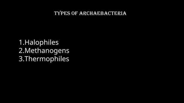archaebacteria earliest life form microbiology | PPT