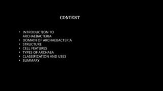 archaebacteria earliest life form microbiology | PPTX