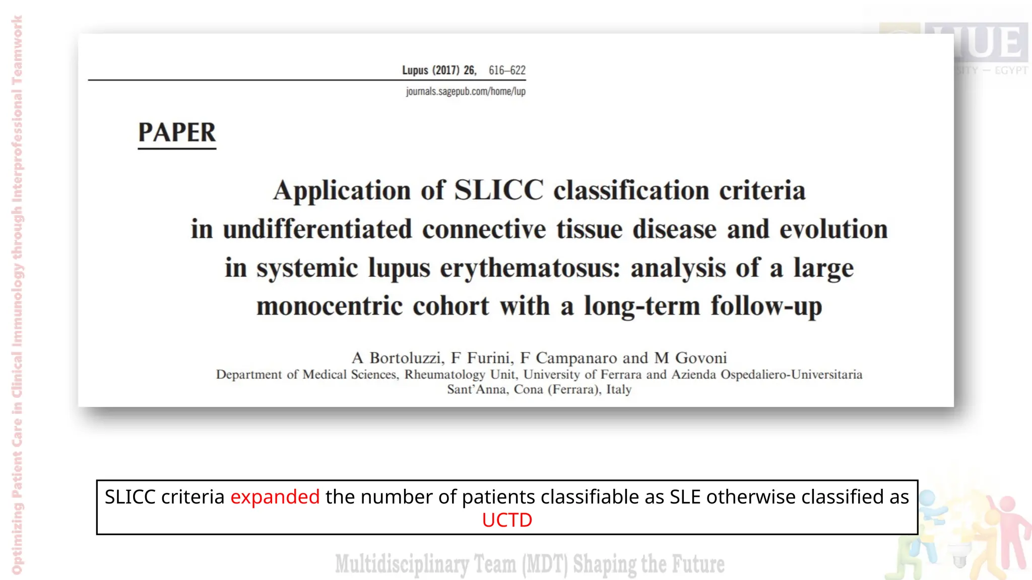 Classifying and Diagnosing of Systemic Lupus Erythematosus | PPTX