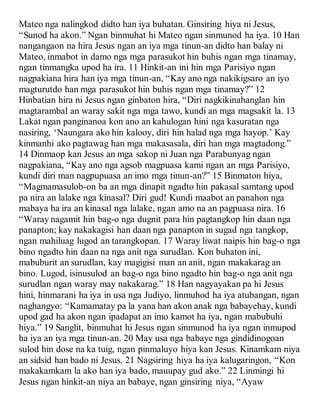 Samarenyo, waray bible new testament | DOCX