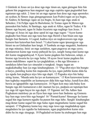Samarenyo, waray bible new testament | DOCX