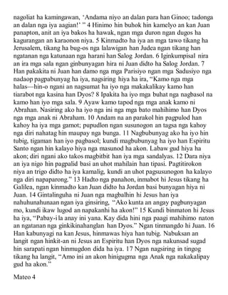 Samarenyo, waray bible new testament | DOCX