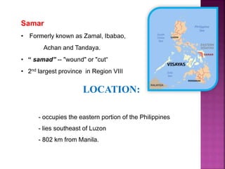 Region VIII - Samar: Geographical Characteristics | PPTX