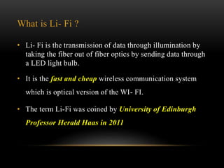 Wifi Lifi IQRA Peshawar BBA | PPT