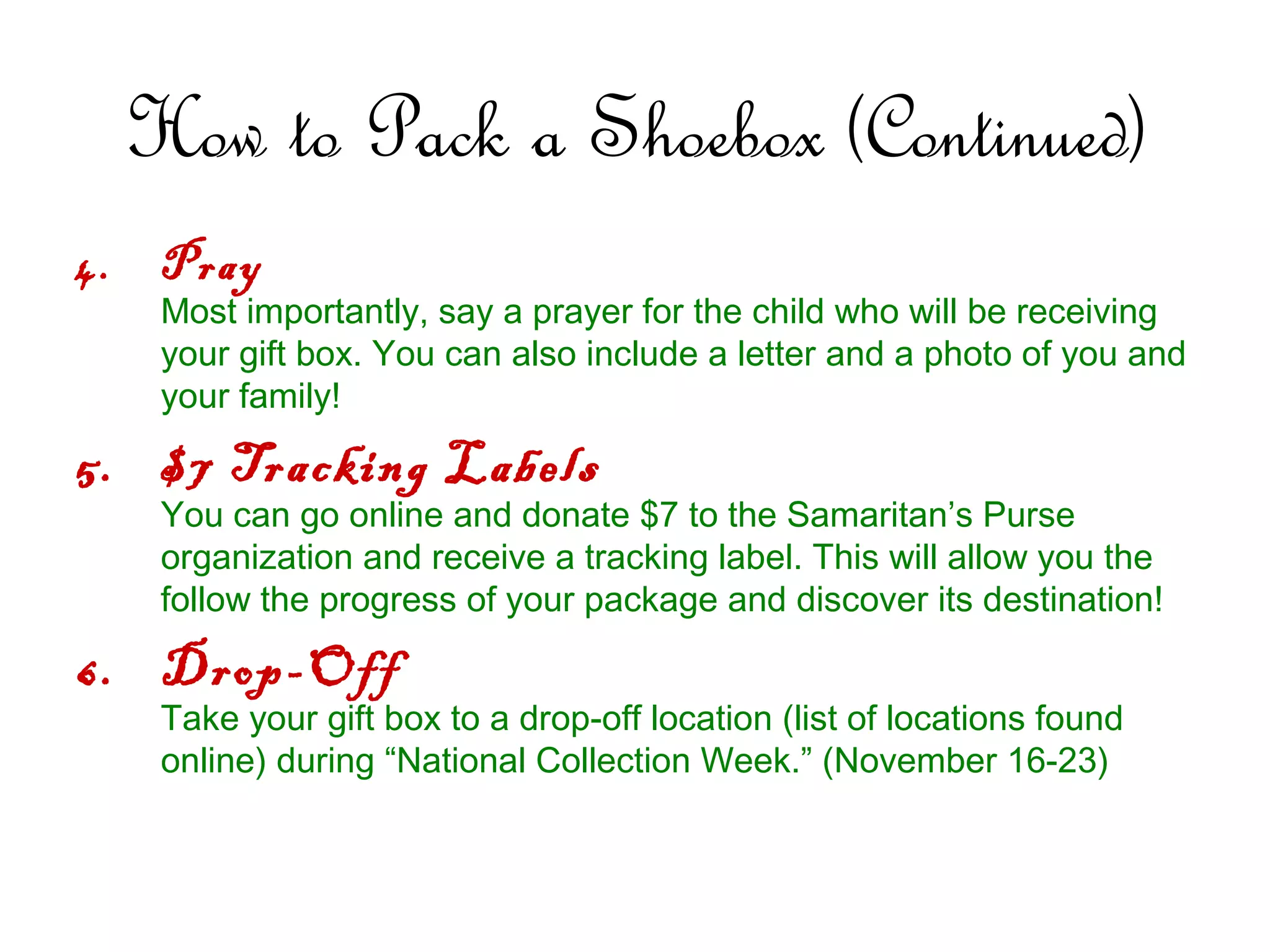 Samaritan's purse | PPT