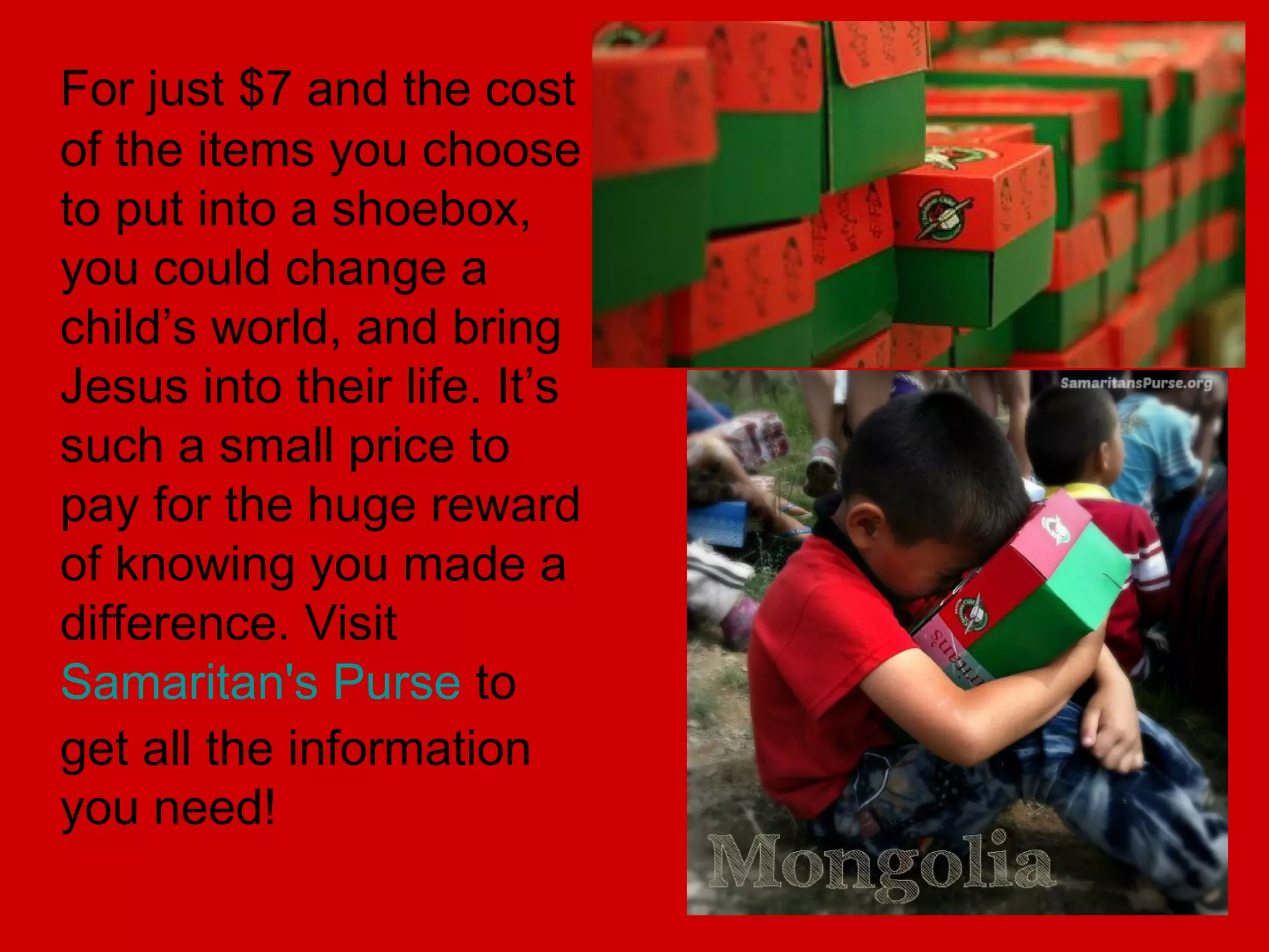 Samaritan's purse | PPT