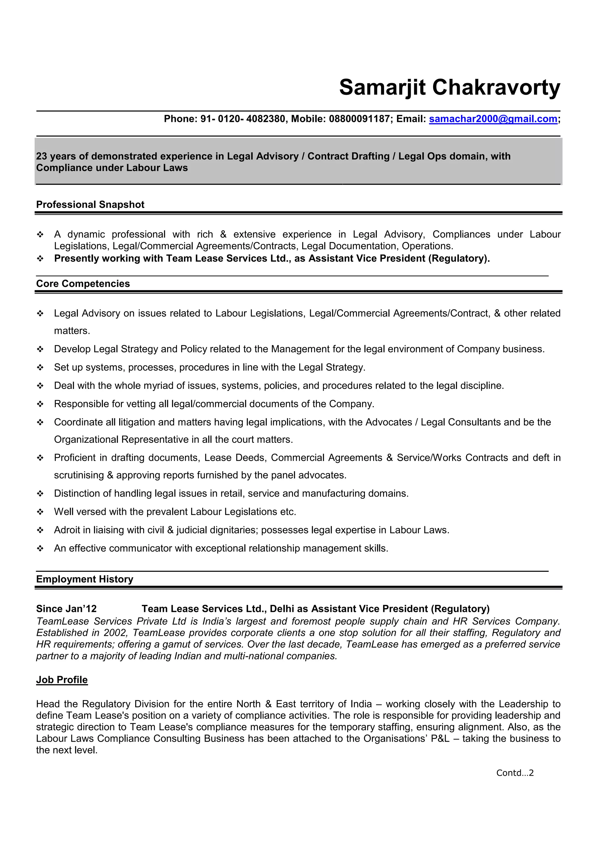 Samarjit profile | PDF