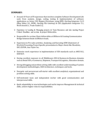 SAMARJIT SEN - Middleware EDI & B2B Integration | DOCX | Computer Software and Applications ...