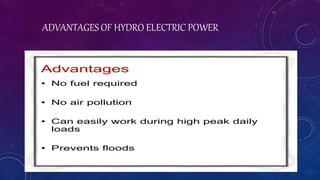 hydro electric power | PPTX