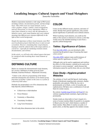 Localizing Images: Cultural Aspects and Visual Metaphors | PDF