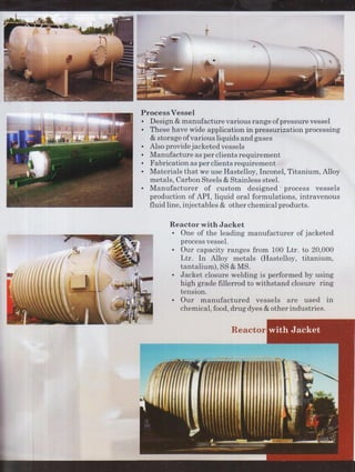 Samarth Engineers Pune, Process Equipment | PDF