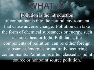 pollution ppt. | PPTX
