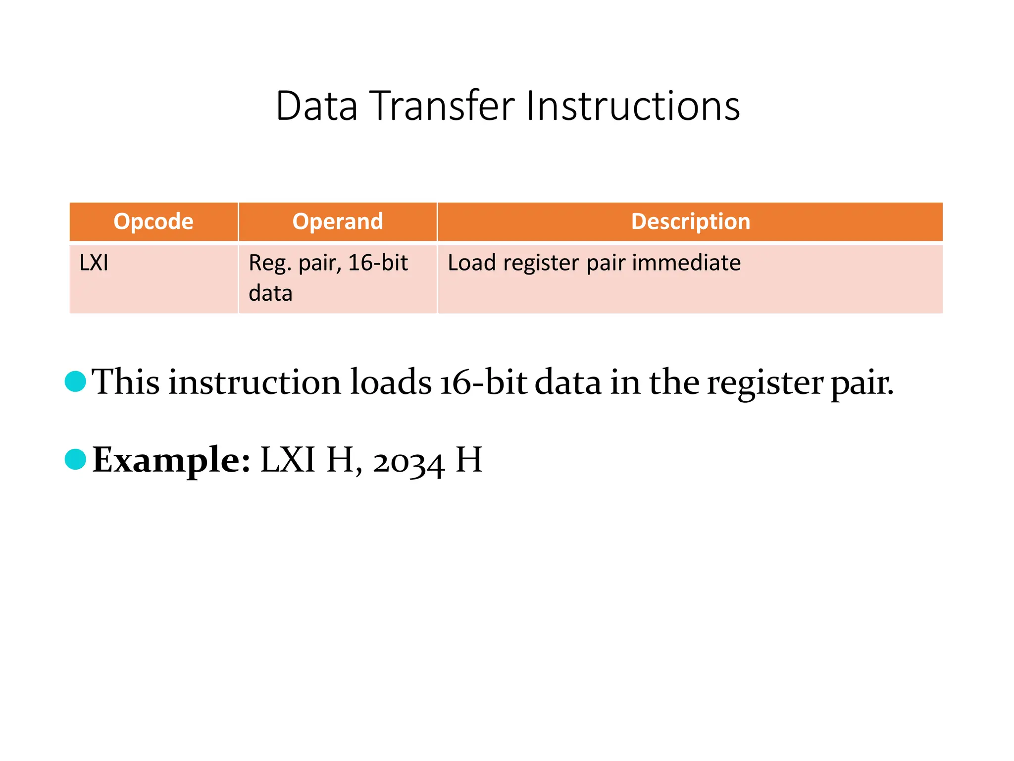 Types Of Instruction In 8085 Microprocessor Pptx Programming Languages Computing