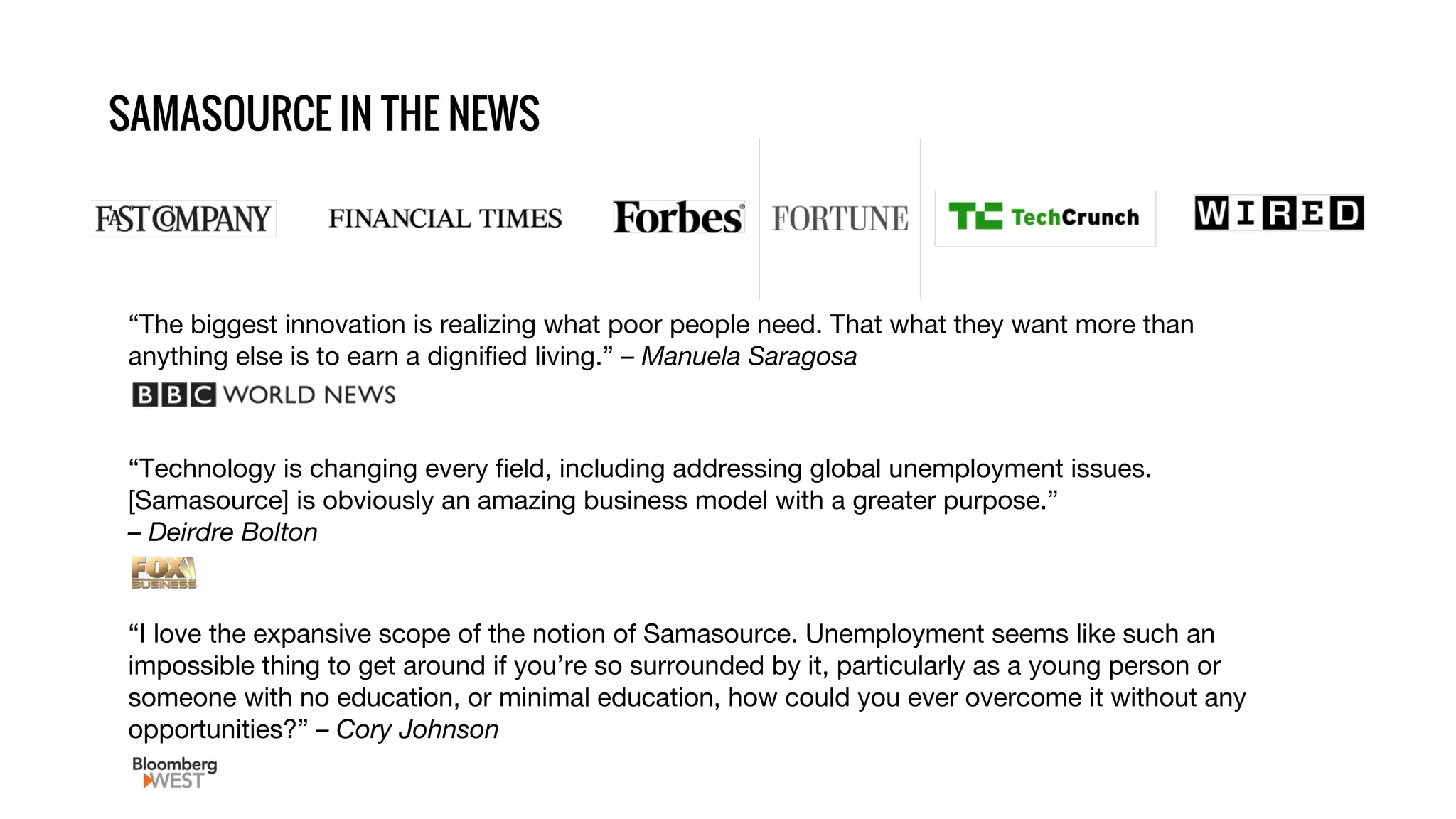 Samasource: A solution for your data projects | PPT