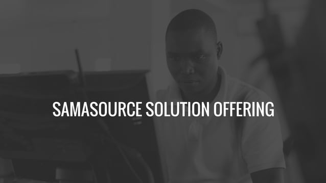 Samasource: A solution for your data projects | PPT