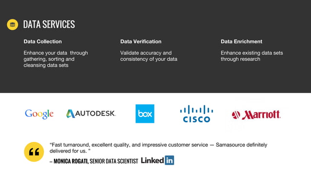 Samasource: A solution for your data projects | PPT