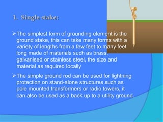 Grounding and techniques | PPTX