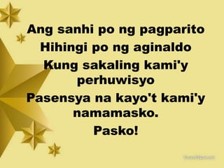 Sa May Bahay Ang Aming Bati | PPTX