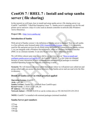 Samba | PDF