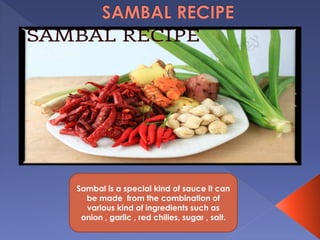 Sambal | PPTX