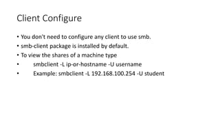 Samba power point presentation | PPTX