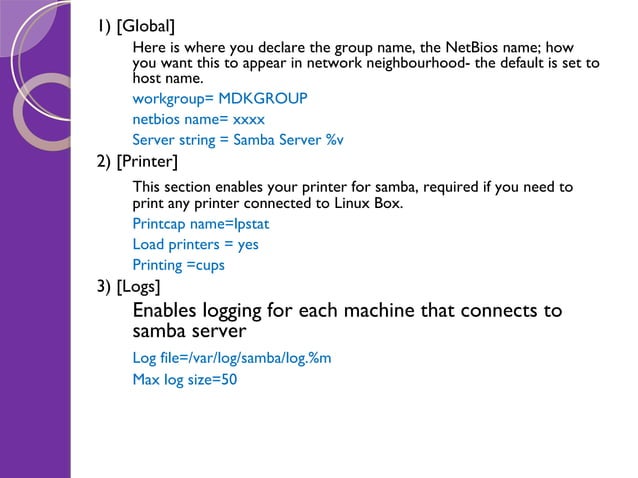 Samba Server Configuration Ppt Operating Systems Computer Software And Applications