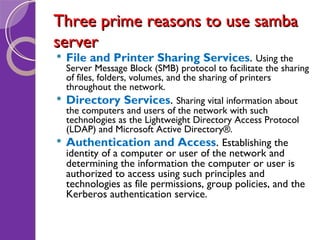 Samba server configuration | PPT