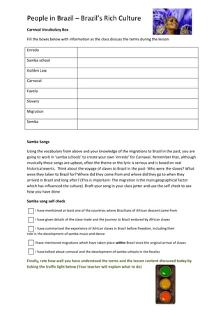 Samba Songs | DOCX