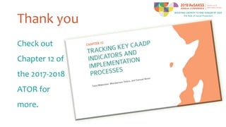 Tracking CAADP Implementation and Key Outcome Indicators | PPTX