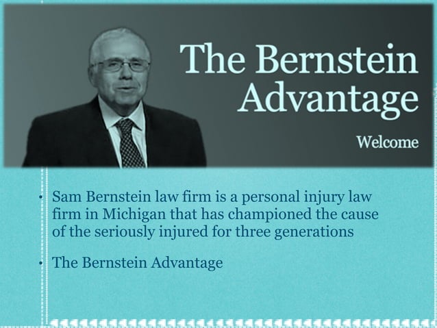 Sam Bernstein advantage | PPT