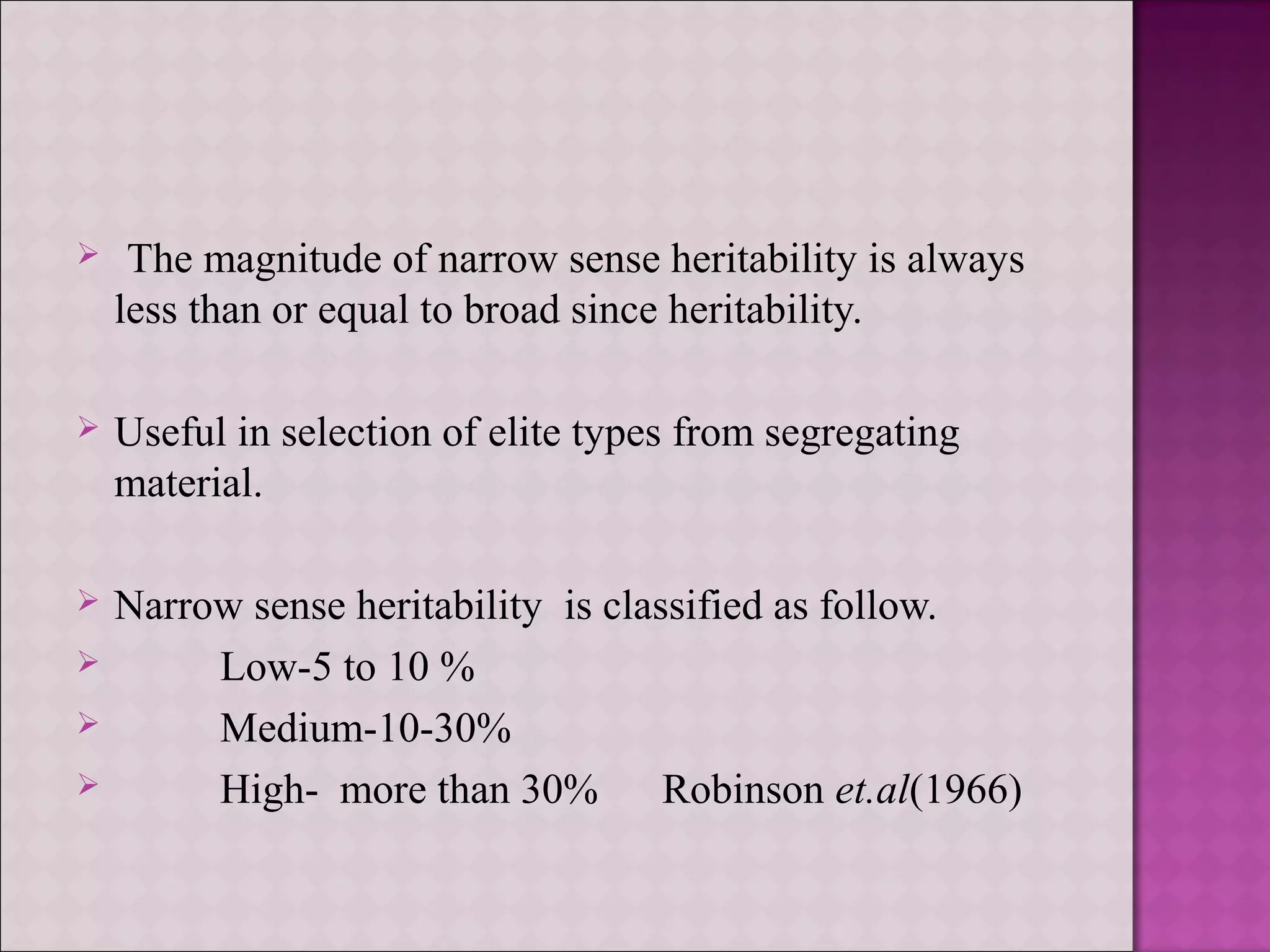 heritability its type and estimation of it | PPT