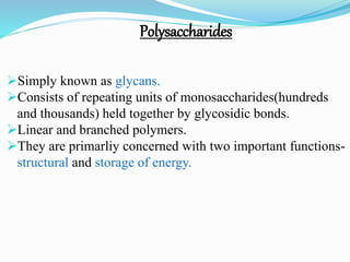biosynthesis of polysaccharides | PPTX