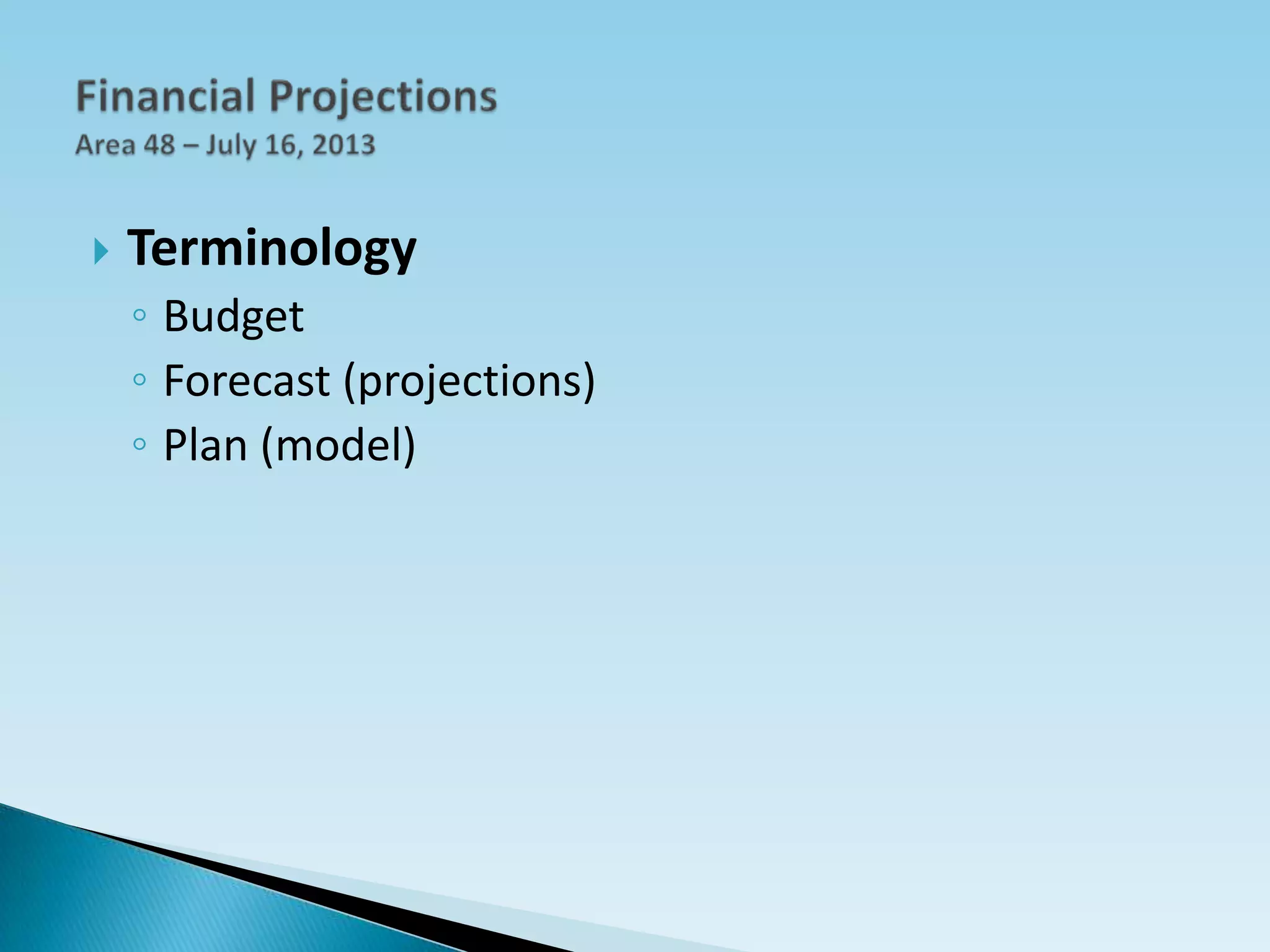 Financial Projections | PPTX