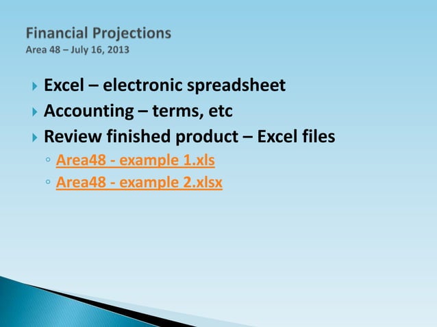 Financial Projections | PPT