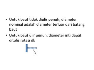 sambungan baut mutu tinggi dalam pekerjaan baja | PPT