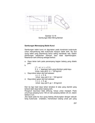 Sambungan kayu | PDF