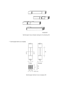 Sambungan kayu type bibir | PDF