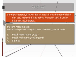 Sambung Pasak | PPT