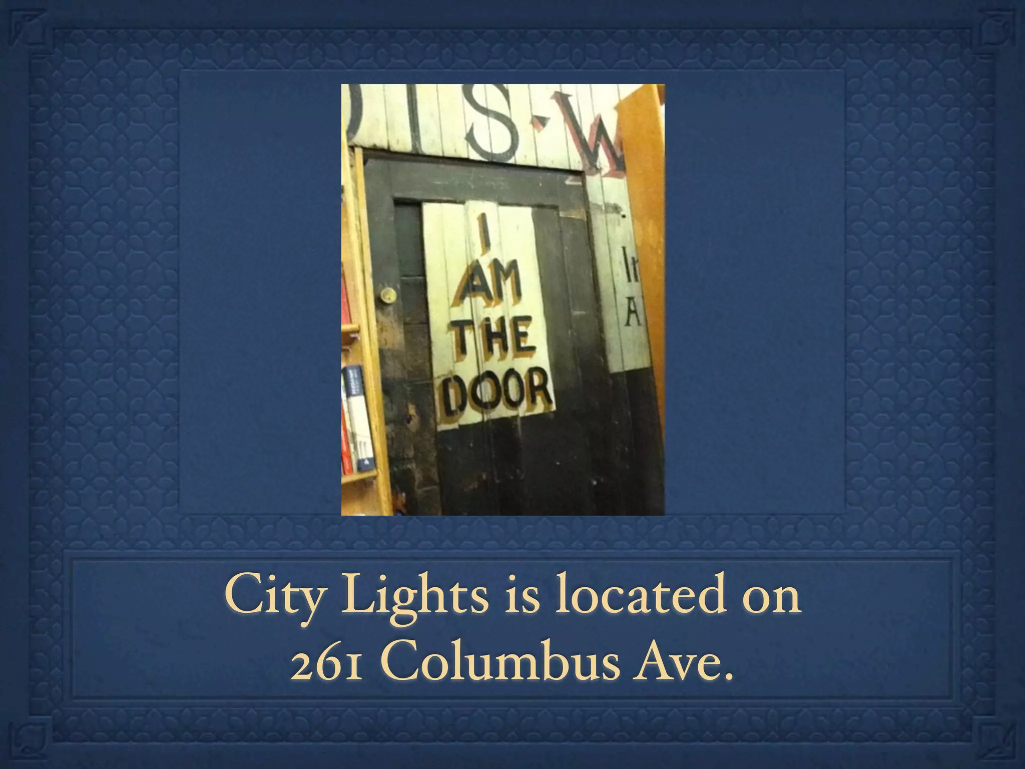 Sam City Lights slides | KEY