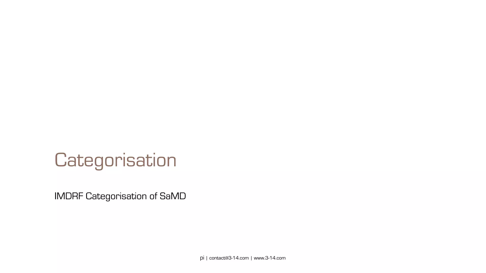 Software as a Medical Device (SaMD) - IMDRF Definition and ...
