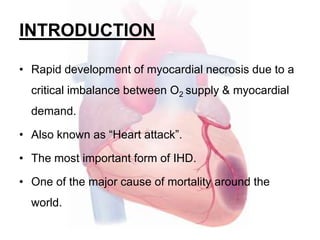 MYOCARDIAL INFARCTION-MANAGEMENT | PPTX